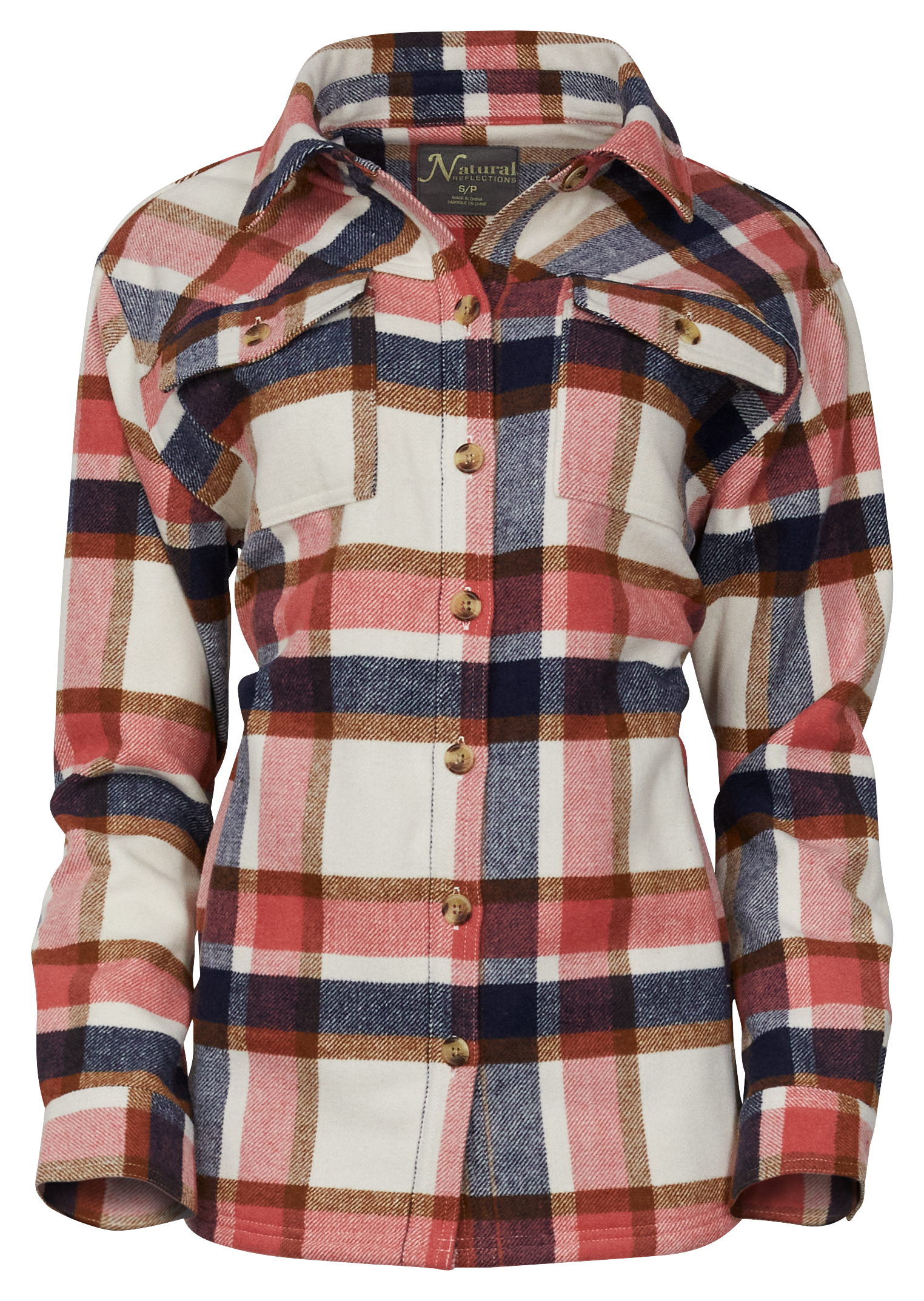 Natural Reflections Plaid Flannel Shacket for Ladies | Bass Pro Shops